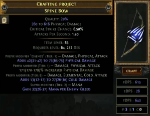 Crafting (PoE 1) – Weapons – HeavyHeals' Guides