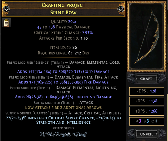 Crafting (PoE 1) – Weapons – HeavyHeals' Guides