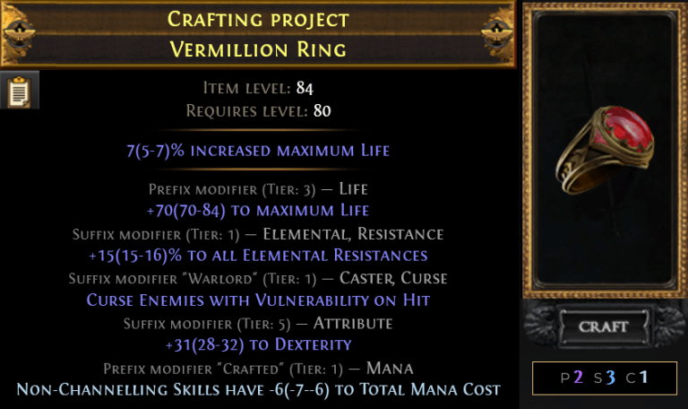 Crafting (PoE 1) – Rings – HeavyHeals' Guides